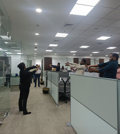 Pharma Access image promoting employee well-being, emphasizing a ...