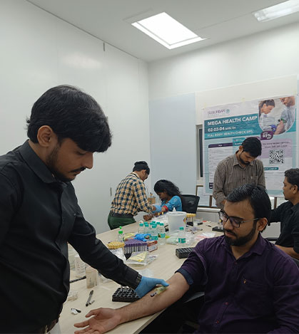 Pharma Access image promoting employee well-being, emphasizing a ...